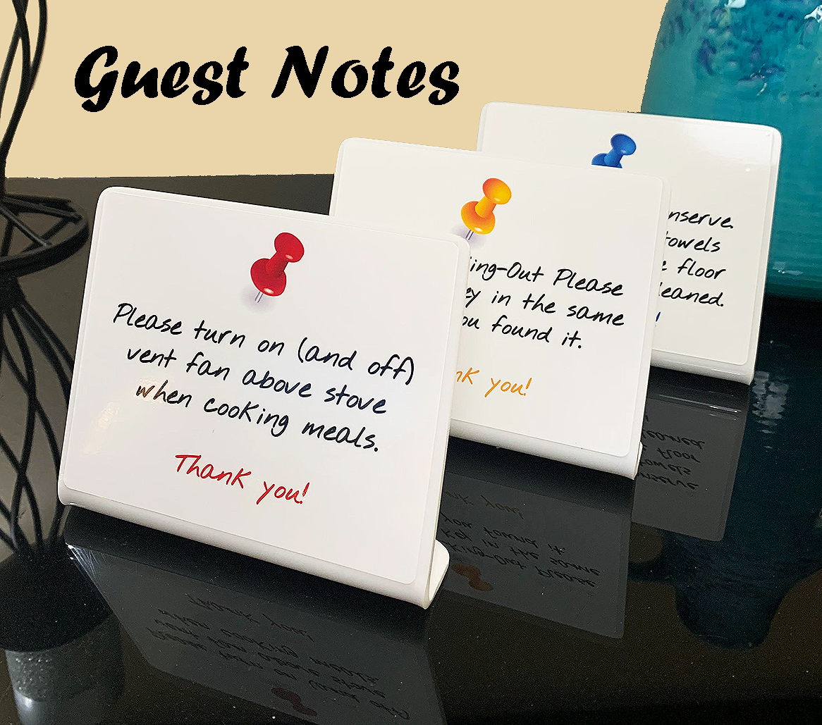 House Rules Reminder Signs For House Guests, Airbnb And Bed & Breakfast ...