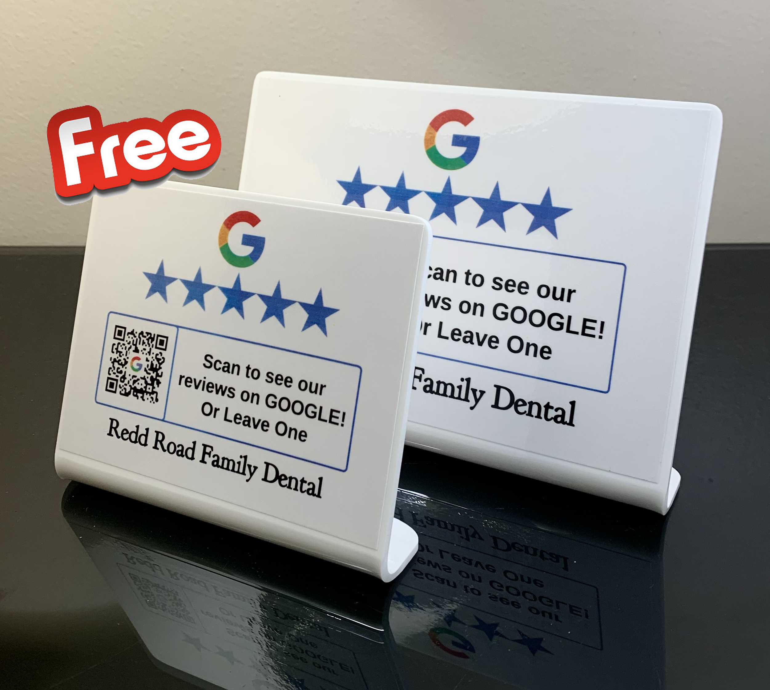 QR Code Google Review Sign For Small Business, Retail, Professionals ...