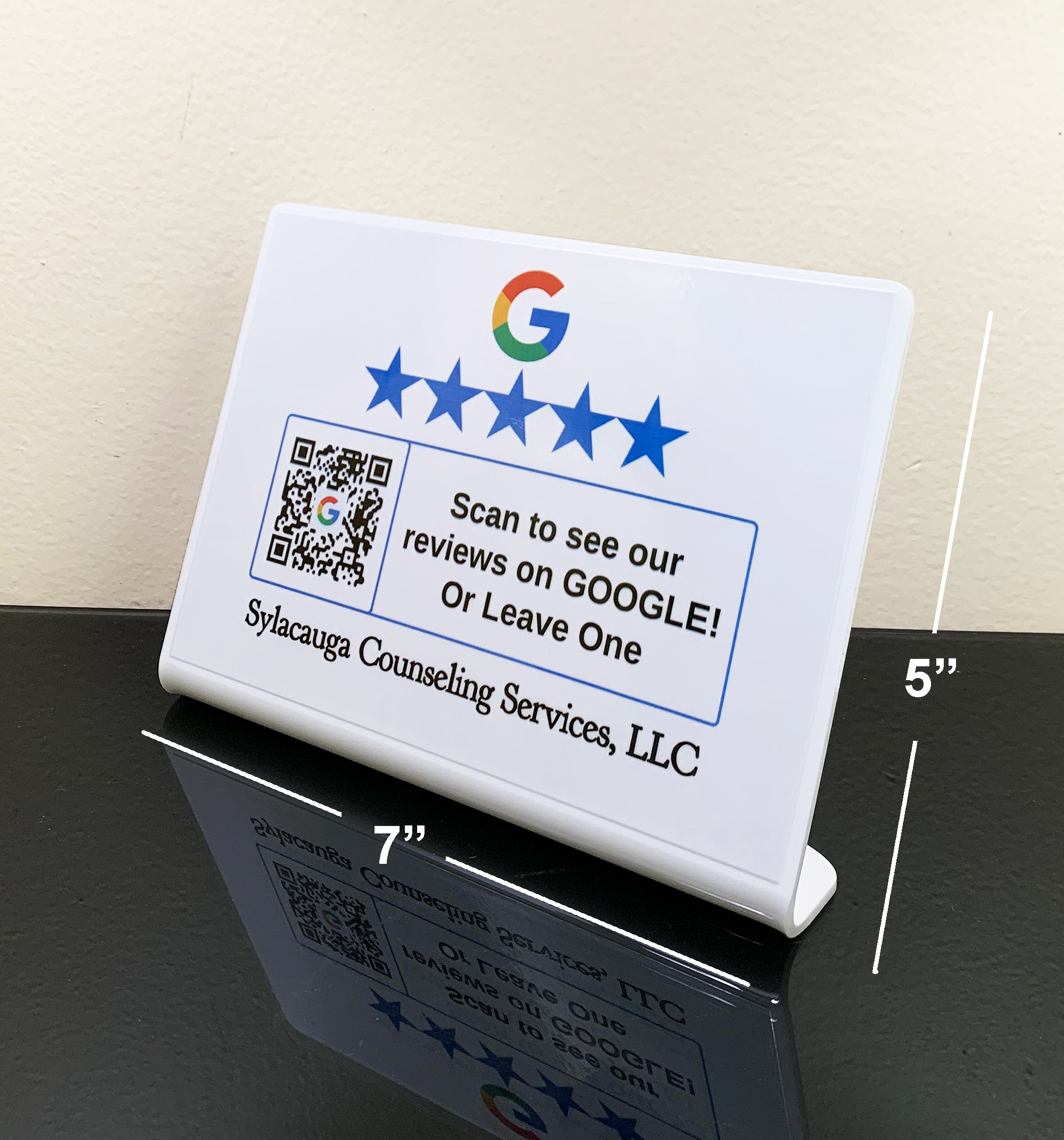 QR Code Google Review Sign For Small Business, Retail, Professionals ...